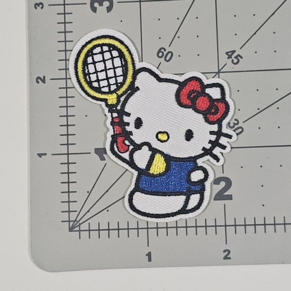 Handmade | Accessories | Hello Kitty Iron On Patch Embroidered Applique ...